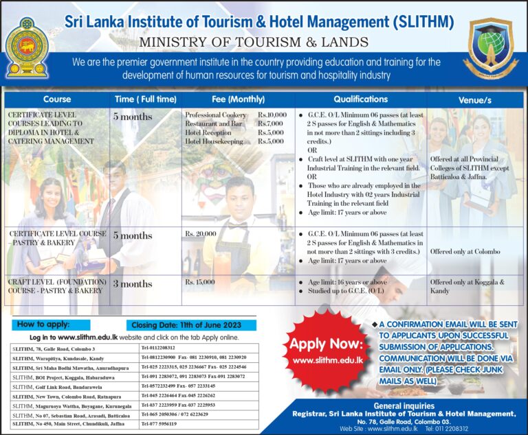 Kurunegala Provincial College – SLITHM